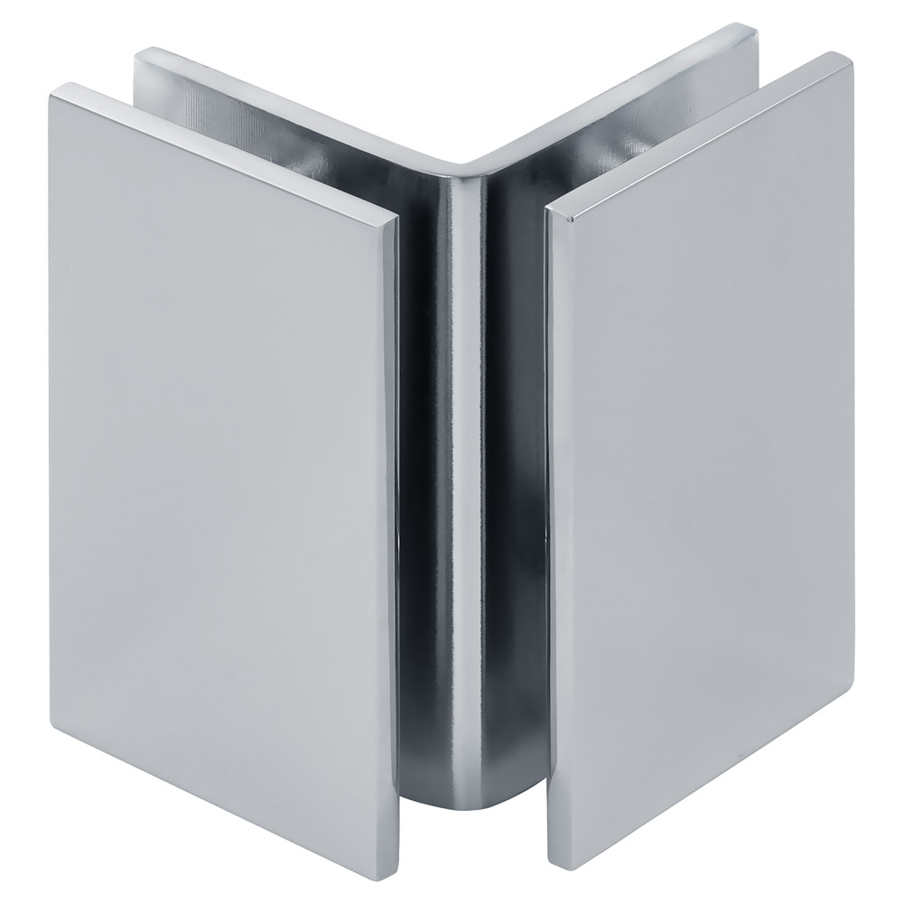 Square 90-Degree Glass-to-Glass Bracket | Modexo